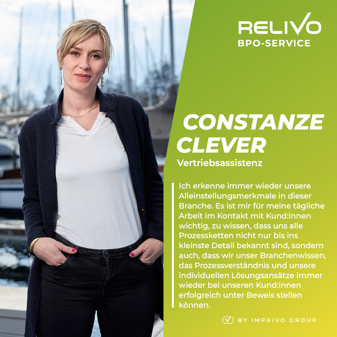 Das Vertriebs-Team der RELIVO stellt sich vor – Constanze Clever ...